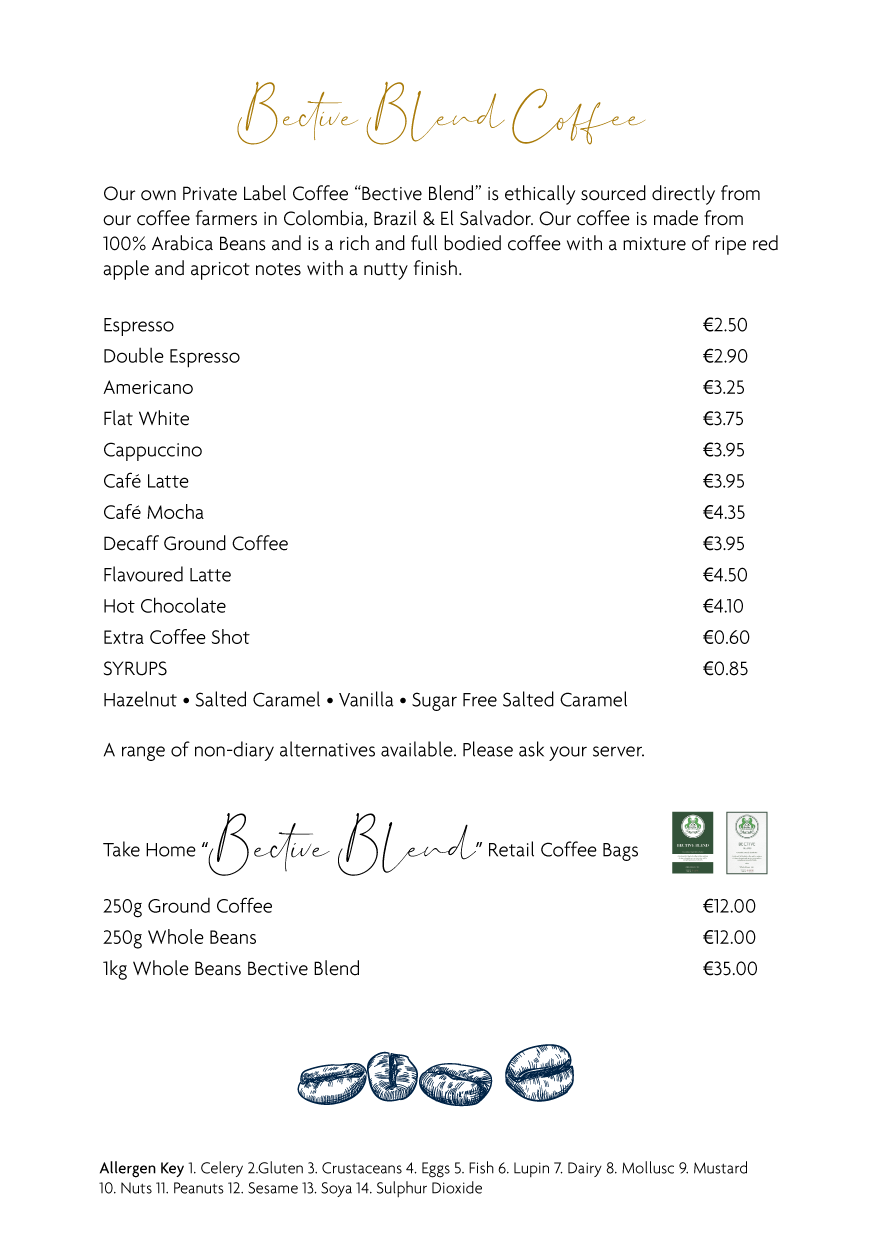 Graphic Designer Dublin | Menu Design | DesignerG.ie